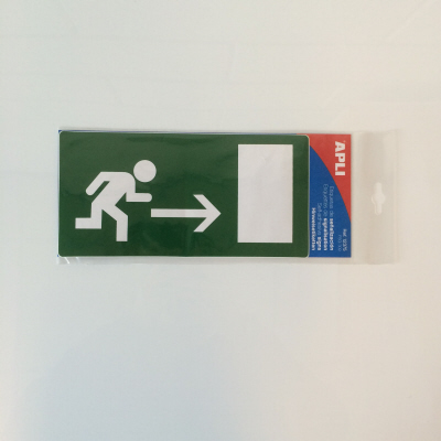 Pictogram EMERGENCY EXIT right - Nooduitgang pictogram kopen? Bestel uw ...
